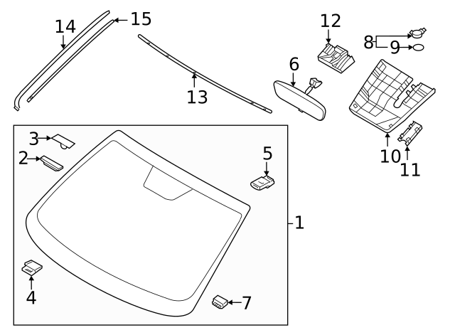 2022-2023 Hyundai Side Molding 86140-N9000 | QuirkParts