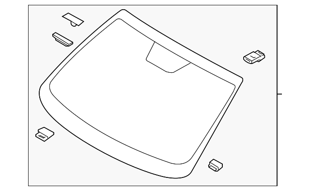 2022-2024 Hyundai Tucson Windshield 86111-N9100 | OEM Parts Online