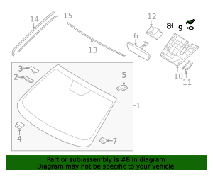 96000-N9000 - Rain Sensor 2022-2024 Hyundai | AutoNation Parts