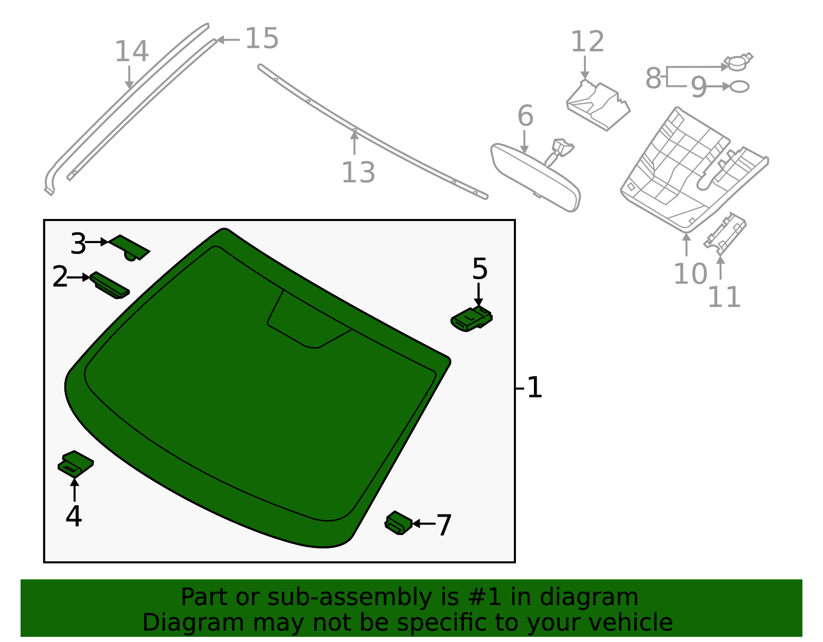 2022-2024 Hyundai Tucson Windshield 86111-N9100 | OEM Parts Online