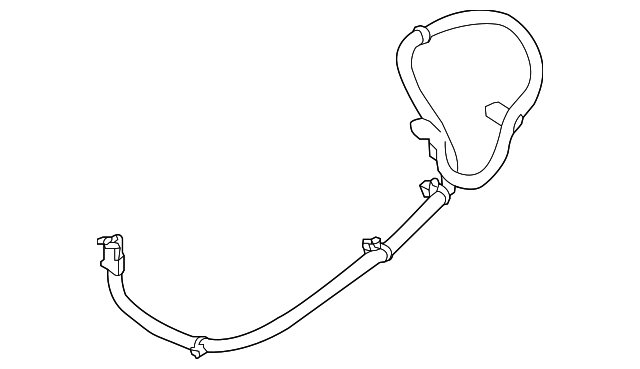 2018-2025 Nissan LEAF Negative Cable 24080-5SA0A | Bill Kay Nissan Parts