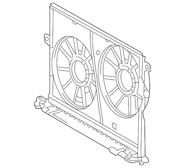 2009-2013 Toyota Fan Shroud 16711-0H180 | Toyota Parts Center