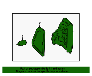 166-906-85-01 - Back Up Light Assembly 2012-2015 Mercedes-Benz ...