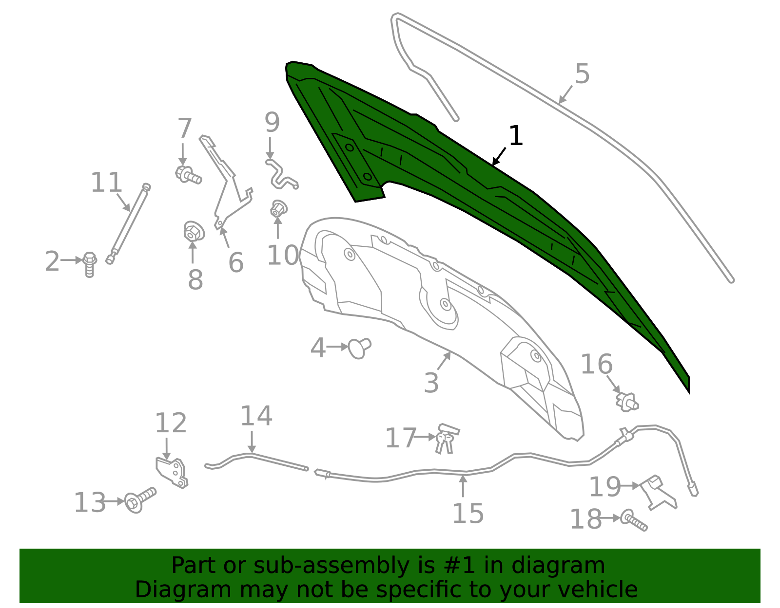 Genuine OEM Ford Part - Hood RC5Z-16612-A | Genuine OEM Ford Parts ...