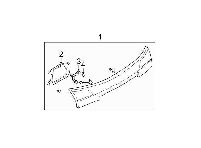 2000-2004 Subaru OEM NEW 2000-2004 Subaru Legacy Tail Light Brake ...