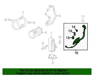 64-53-9-337-124 - A/C Refrigerant Suction Hose 2016-2023 BMW ...