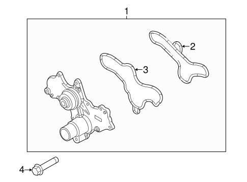 Water Pump for 2014 Ford Mustang | Ford Parts Catalog