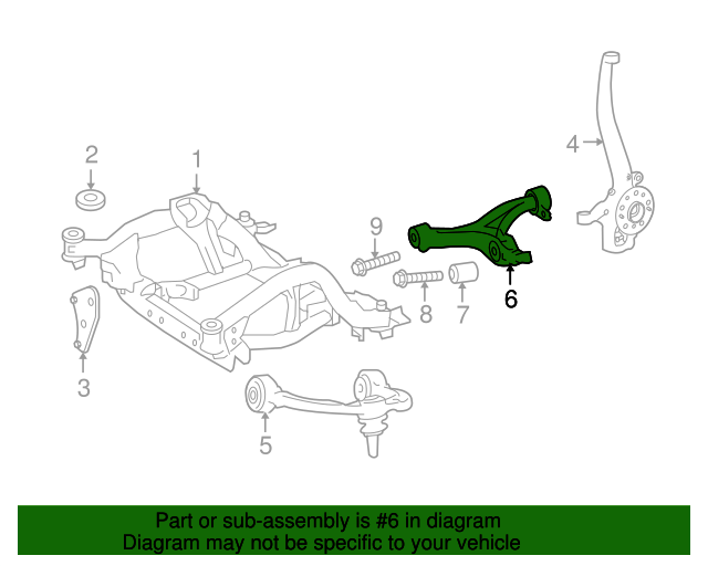 251-330-20-07-80 - Lower Control Arm 2006-2012 Mercedes-Benz | Mercedes ...
