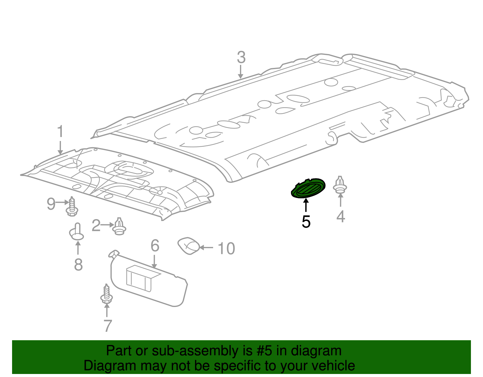 2008-2014 Ford Dashboard Air Vent 9C2Z-19893-AD | OEM Parts Online