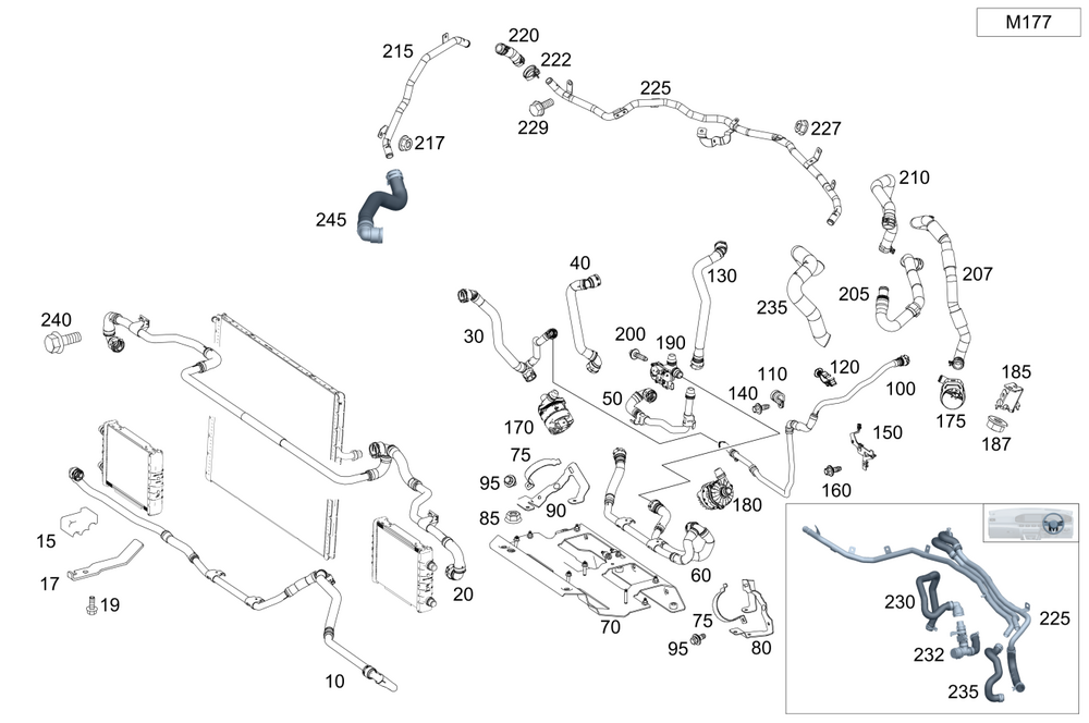 463-500-66-02 - Holder 2019-2024 Mercedes-Benz | Mercedes-Benz USA Parts