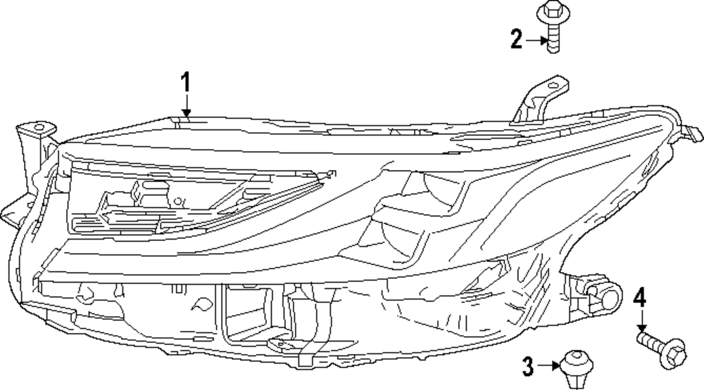 2025 Toyota Camry Headlamp Assembly 81150-AQ030 | Toyota Parts Center