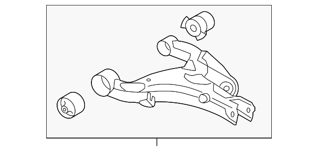 2006-2013 Land Rover Range Rover Sport Lower Control Arm LR019977 ...