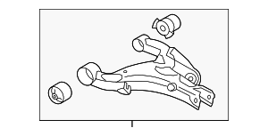 2006-2013 Land Rover Range Rover Sport Lower Control Arm LR019978 ...
