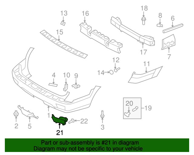 92405-2J150 - Reflector 2009 Kia Borrego | Kia.Parts Store