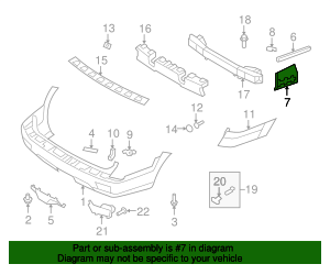 86618-2J000 - Front Bracket 2009 Kia Borrego | Kia.Parts Store