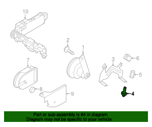2009-2011 Volkswagen Tiguan Mount Bracket Bolt N-909-803-04 | OEM Parts ...