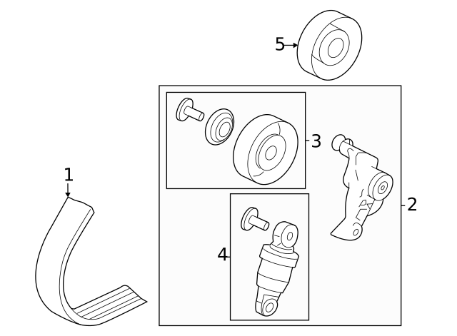 31110-6S8-A02 - Serpentine Belt 2021-2023 Acura | AutoNation Parts