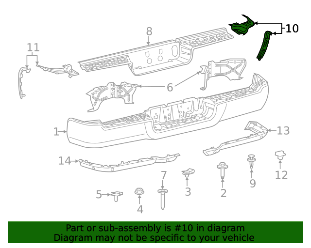 2019-2020 Ram Extension Panel - Passenger Side (RH) 68451168AA ...
