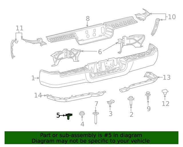 2019-2023 Ram Stud 6512182AA | TascaParts.com