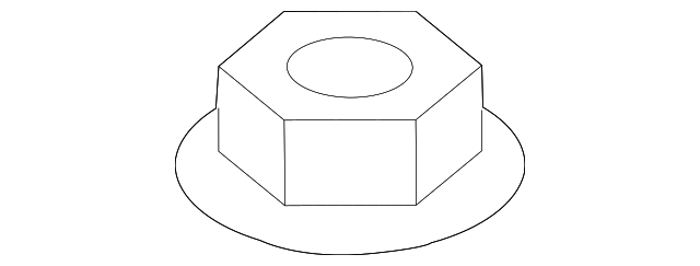 2019-2020 Ram Lower Deflector Nut 6512180AA | TascaParts.com