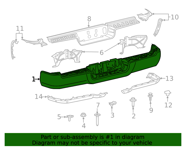 Bumper 68576322AA | TascaParts.com