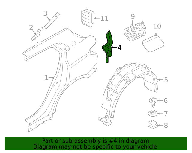 Genuine BMW 41-00-7-954-280 | Tail Lamp Pocket | FREE Shipping on Most ...