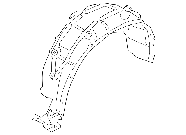 Genuine BMW 51-71-9-627-814 | Wheelhouse Liner | FREE Shipping on Most ...