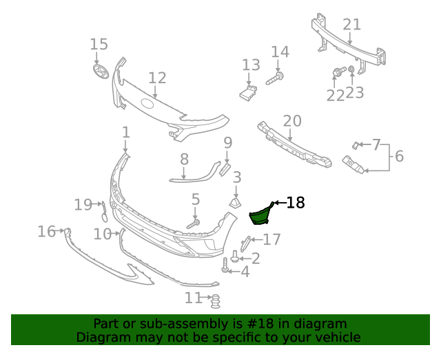 2022-2023 Hyundai Kona Air Duct 86573-J9CA0 | HyundaiParts.Online