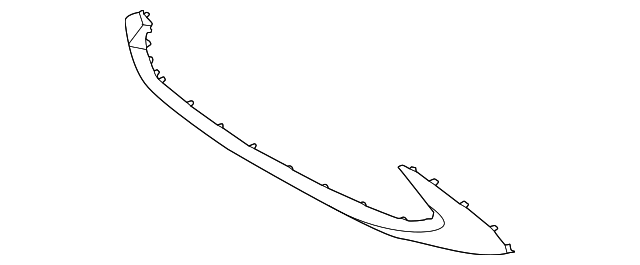 2022-2023 Hyundai Kona Lower Molding 86569-J9CA0 | OEM Parts Online