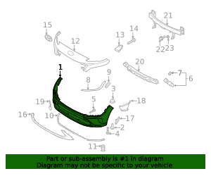 2022-2023 Hyundai Kona Bumper Cover 86510-J9CF0-AS | OEM Parts Online