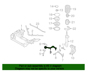 31122405861 - 2006-2016 BMW Front Control Arm (31-12-2-405-861) | BMW ...