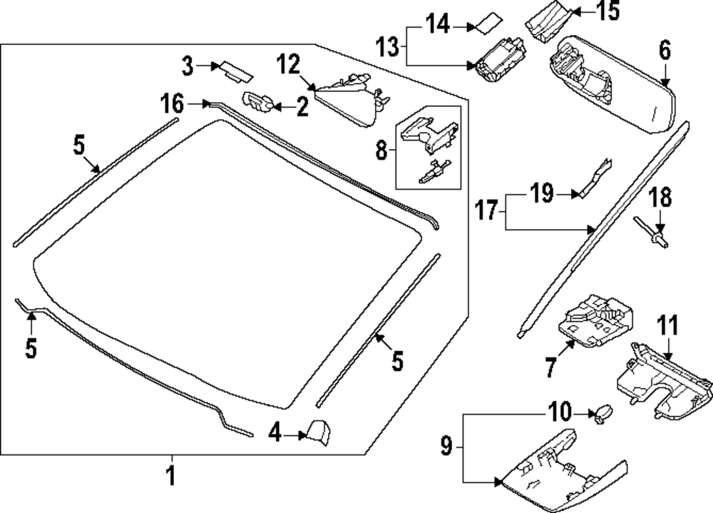 2023-2025 Toyota Rain Sensor 89941-78020 | Toyota Parts Center
