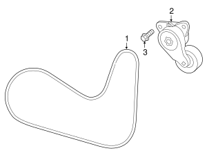 11955-9DJ0A - Tensioner 2020-2024 Nissan | Nissan Parts & Accessories ...