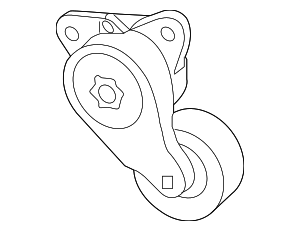 11955-9DJ0A - Tensioner 2020-2024 Nissan | Nissan Parts & Accessories ...