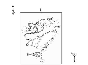 2008-2017 Infiniti High Beam Bulb 26296-9B91D | Faulkner Infiniti of ...