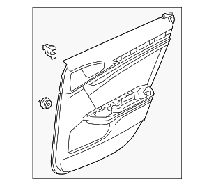 83752-TXM-A51ZC - Lining, L Rear Door Assembly (Lower) *NH882L ...