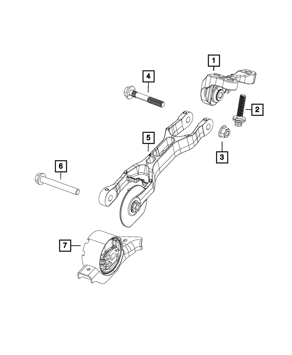 2019-2023 Jeep Cherokee Engine Mount Bracket 68353710AC | Mopar eStore