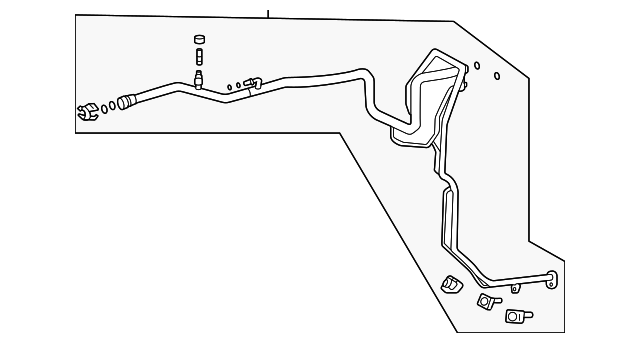 88710-0E460 - AC Tube - 2023 Toyota Highlander | OEM Genuine Toyota Parts