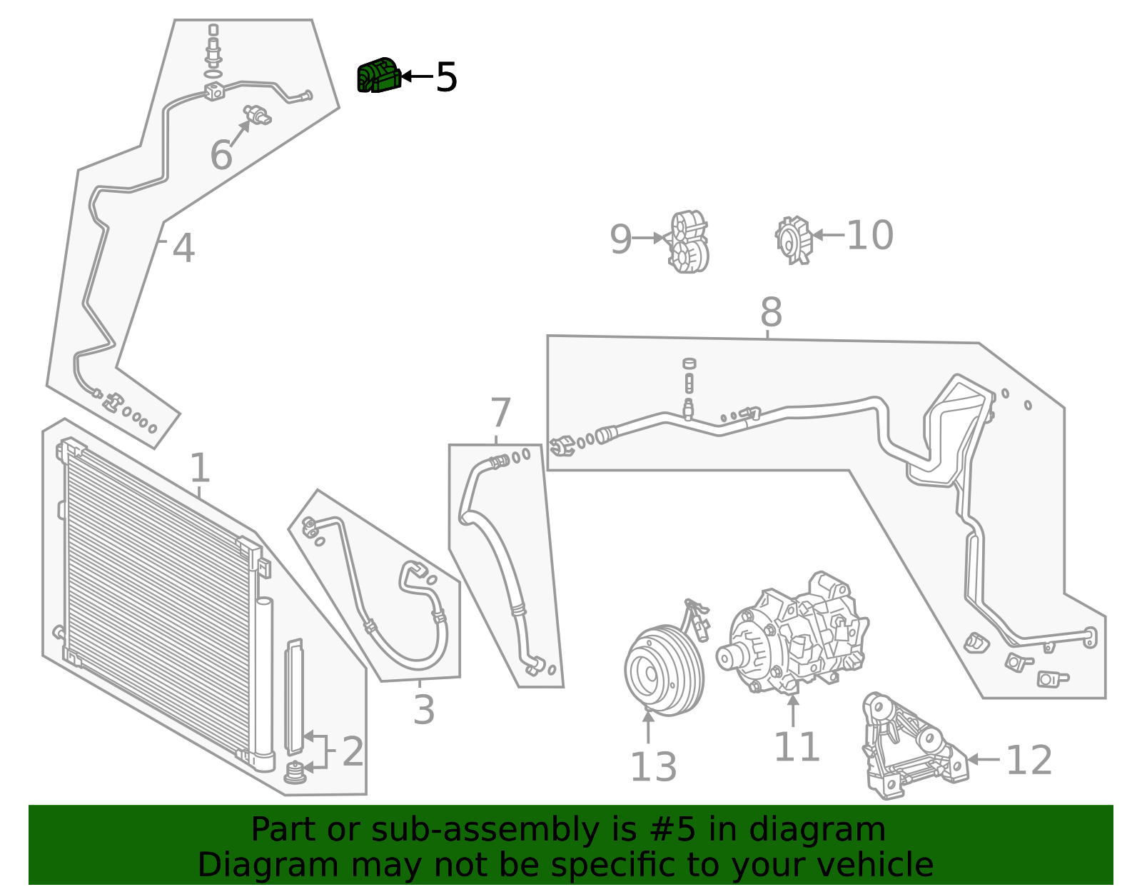 Genuine Toyota Liquid Line Clamp part# 88718-02170 for 2000-2025 Toyota ...