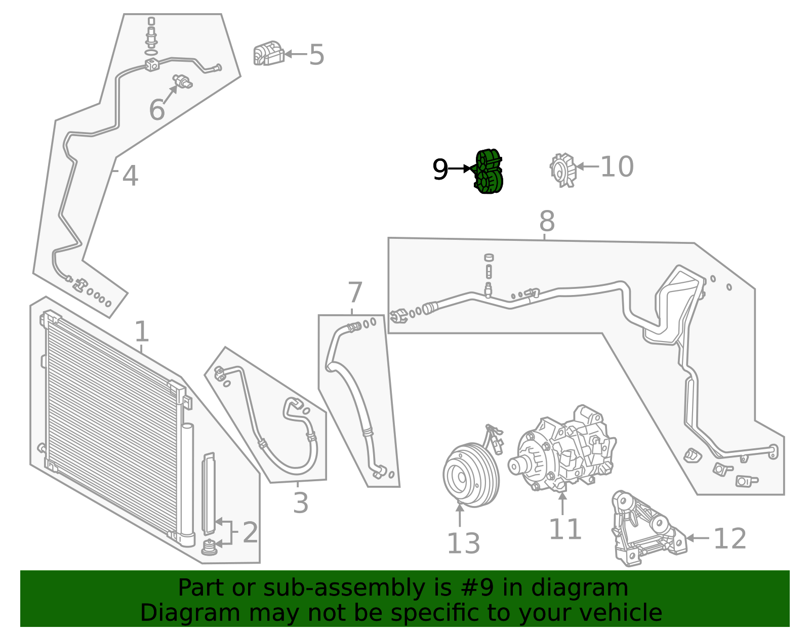 88718-42120 - AC Tube Clamp 2020-2025 Toyota | North Park Toyota Parts