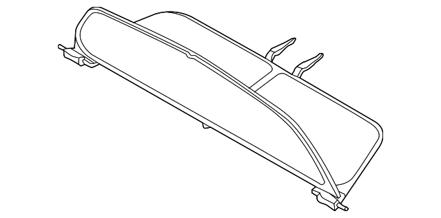 Genuine BMW 54-34-7-246-090 | F12 6 Series Convertible Wind Deflector ...