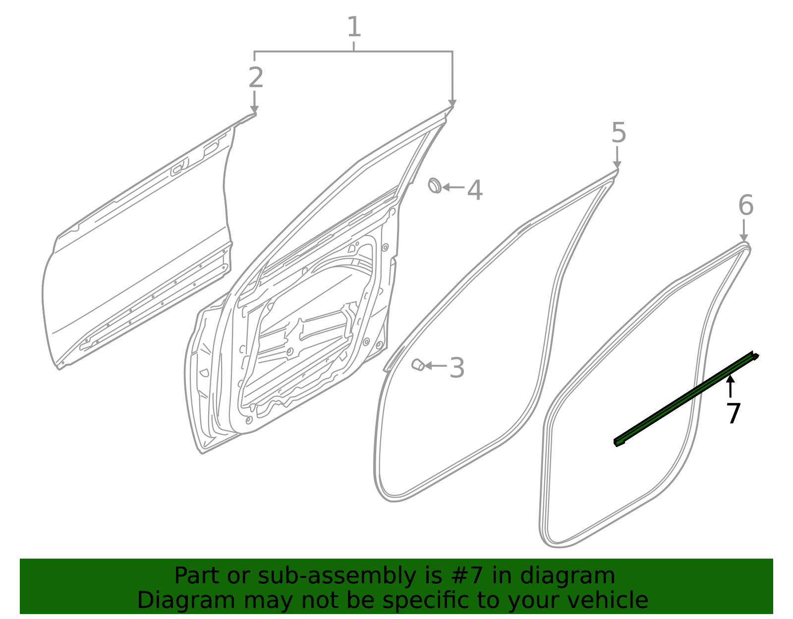 2020-2025 Hyundai Venue Belt Weather-Strip 82231-K2000 | OEM Parts Online
