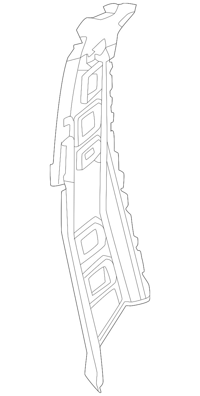 2021-2023 GM Passenger Side Quarter Inner Panel Brace 84648310 ...