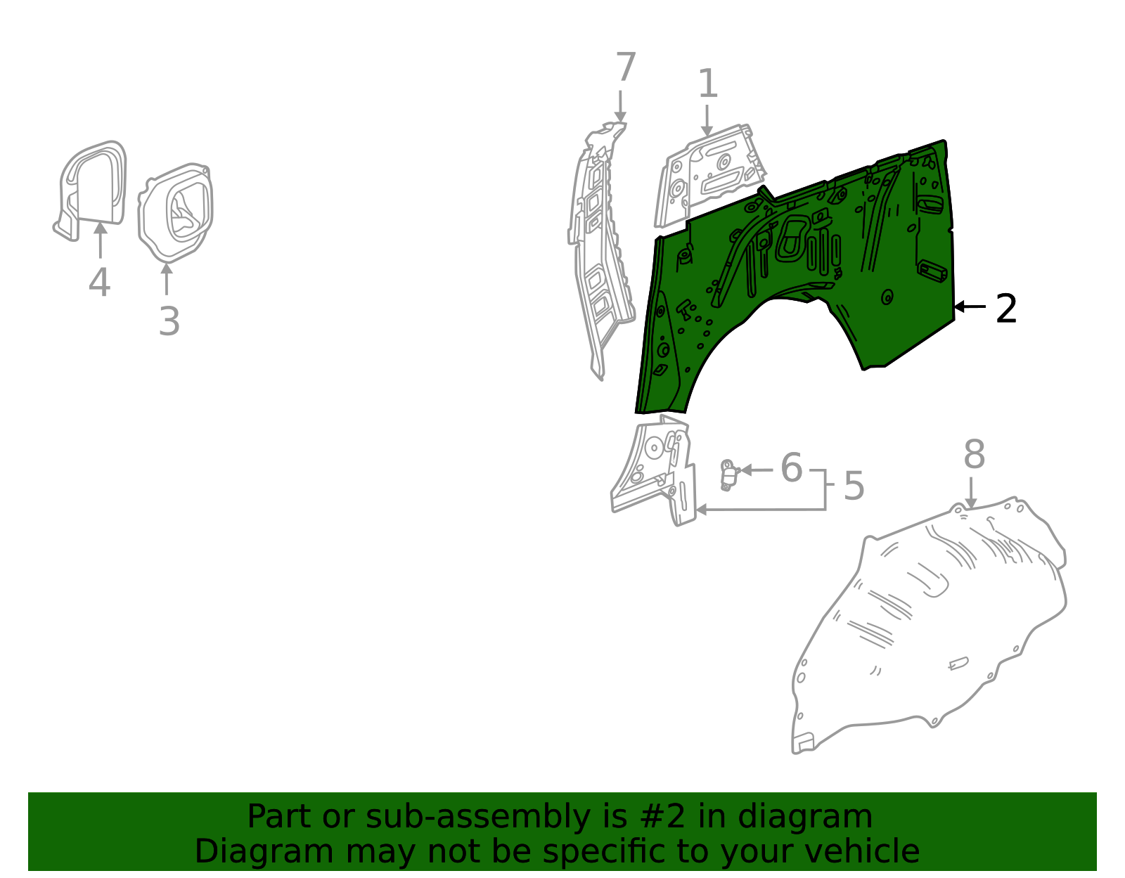 85054652 - Panel 2023-2024 GM | Chevrolet Parts Direct