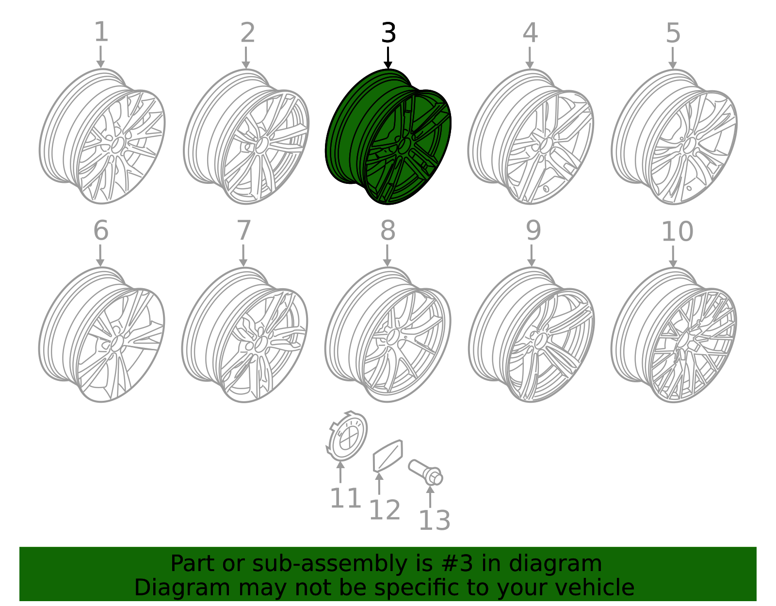 36-11-8-074-185 - 2014-2021 BMW - Wheel Alloy | BMWPartsHub