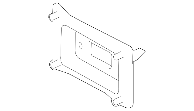 2010-2013 Kia Forte Bumper Bracket - Driver's Side (LH) 86641-1M000 ...