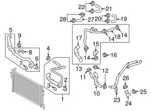 2015 Volkswagen By-Pass Hose 5Q0-122-157-AJ | QuirkParts