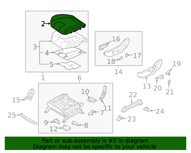 2020-2024 Hyundai Palisade Cushion Cover 88160-S8600-UBM | World OEM ...