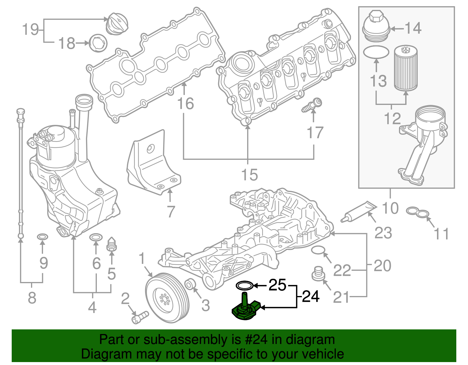 2008-2015 Audi R8 Oil Level Sensor 420-907-660 | Audi USA Parts
