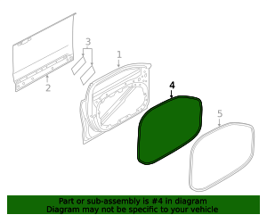 2019-2022 Volvo Door Weather-Strip 32229228 | OEM Parts Online